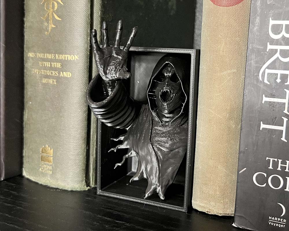 Dementor Book Nook | 3D Printed Harry Potter Dark Arts Shelf Decor ...